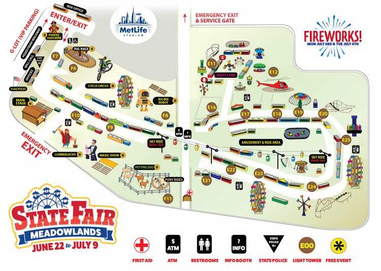 Map – State Fair Meadowlands