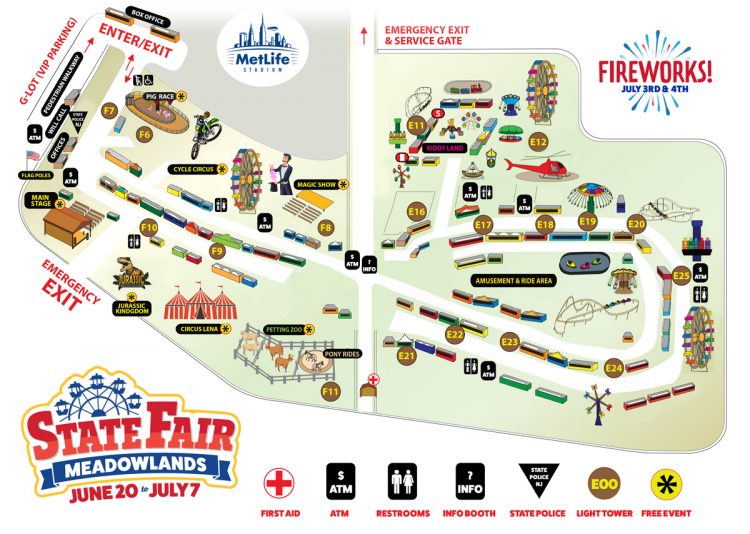 Map – State Fair Meadowlands